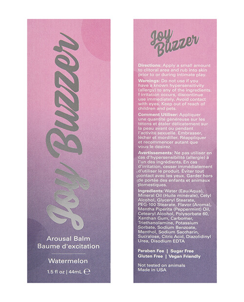 Jelique Joy Buzzer Clitoral Arousal Balm Watermelon 1.5 Oz for sale ...