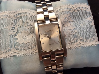 Very Nice Silver Tone Jean Marc Quartz Analog Watch Link Band Works | eBay