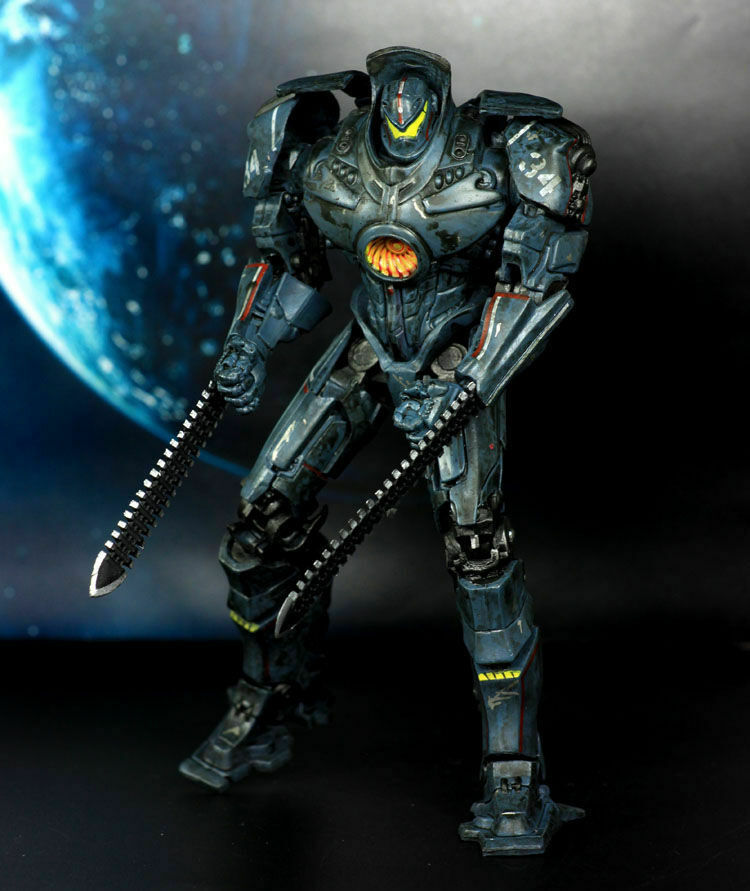 PACIFIC RIM JAEGER GIPSY DANGER BATTLE DAMAGE PVC MODEL ACTION FIGURE ...