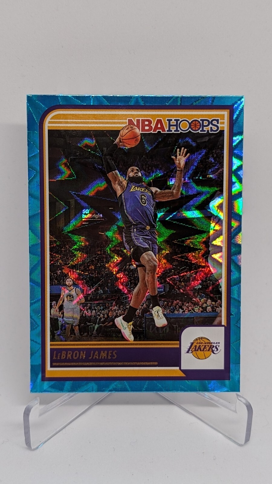 LeBron James 2023-24 NBA Hoops Teal Explosion Holo #52 | eBay