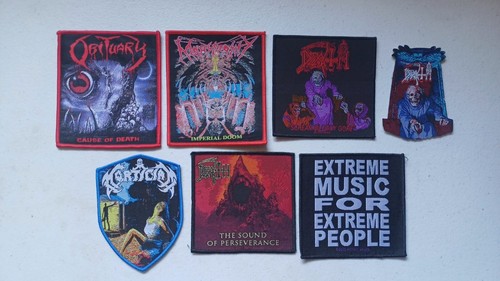 Death Metal woven patch various bands | eBay