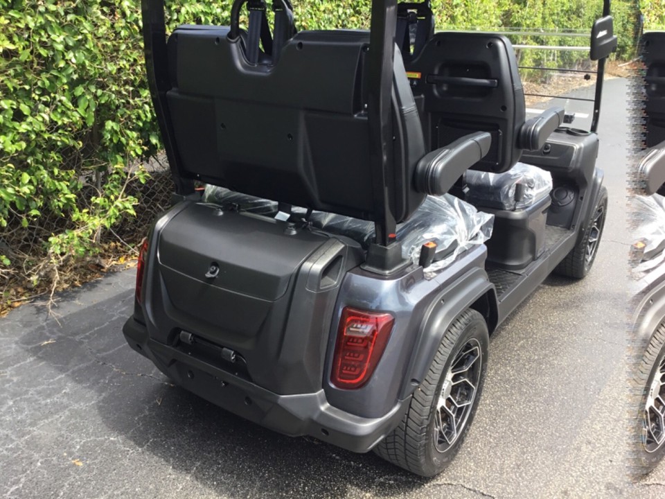 GREY EVOLUTION RANGER D5 GOLF CART LSV STREET LEGAL 4 SEAT FAST 105AH ...