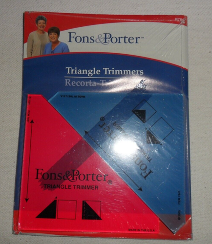 Fons & Porter Triangle Trimmers for Patchwork Quilts NEW | eBay