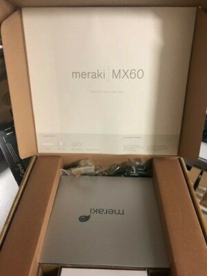Cisco Meraki MX60-HW Firewall - Cloud Managed Security Appliance | eBay