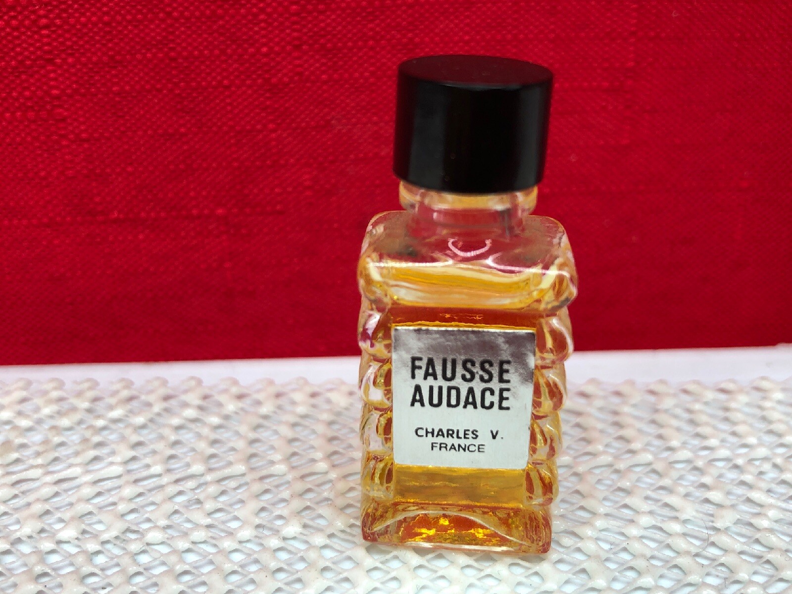 Vintage FAUSSE AUDACE PARFUM FRANCE bottle Mini Perfume | eBay