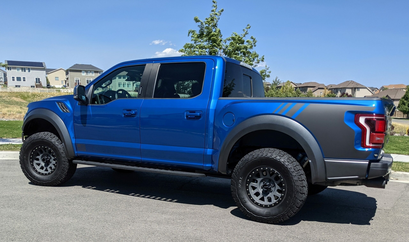 2020 Ford Raptor Bed Graphics Vinyl Side Decal Stickers Plain 2018 2019 ...