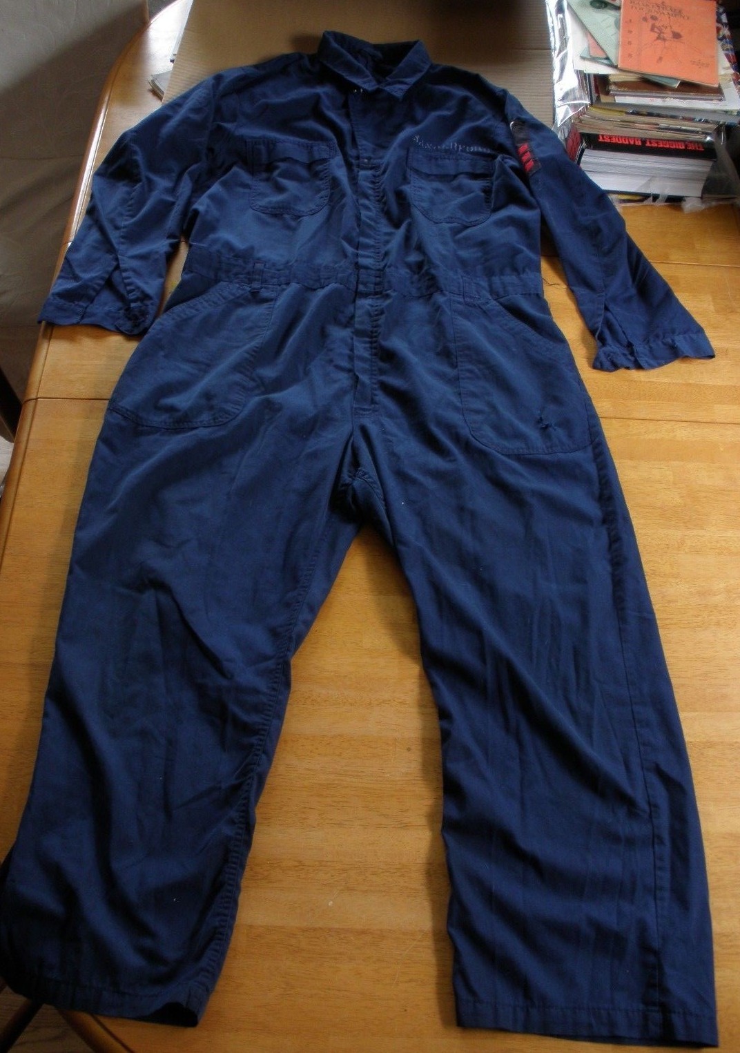 Navy overalls VINTAGE 1970s Coveralls uniform Shipboard 48R | eBay