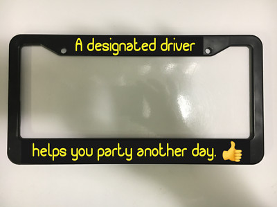 A Designated Driver Sober Drive DUI DARE Save a life SUV License Plate ...