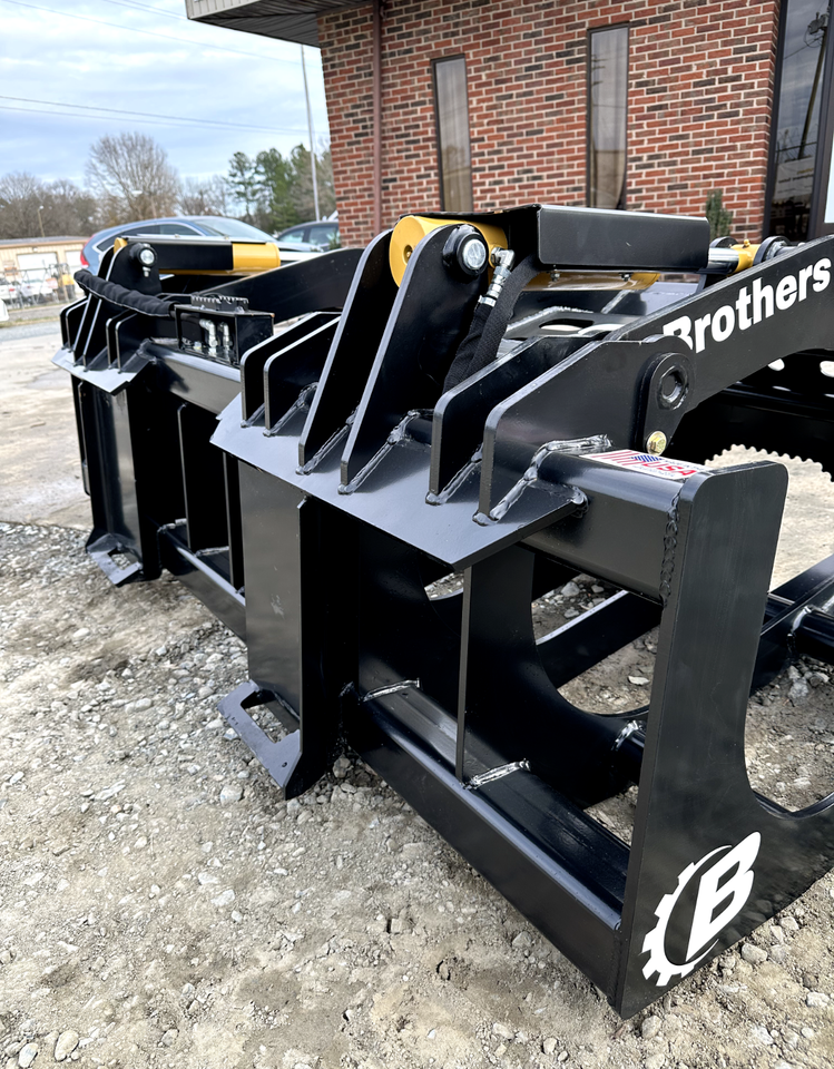 Brothers 84” inch Severe Duty Root Debris Brush Grapple for Skid Steer ...