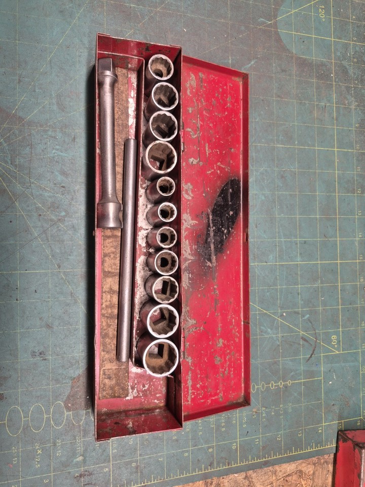 Garrington pelican Socket Set vintage collectable tool roll | eBay UK