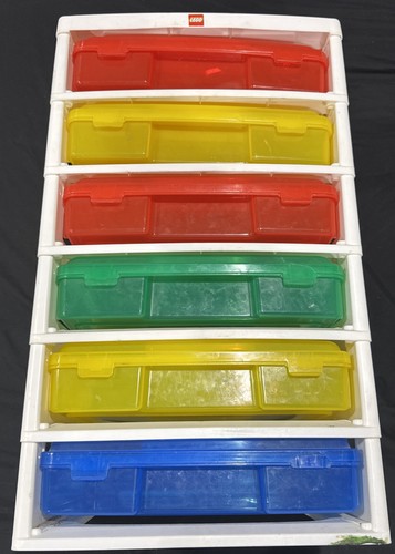 Lego Iris 6 Drawer Storage Compartment Tower for organizing and ...