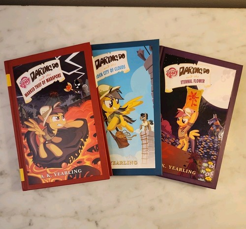 Lot of 3 My Little Pony Daring Do Books Eternal Flower Marapore ...