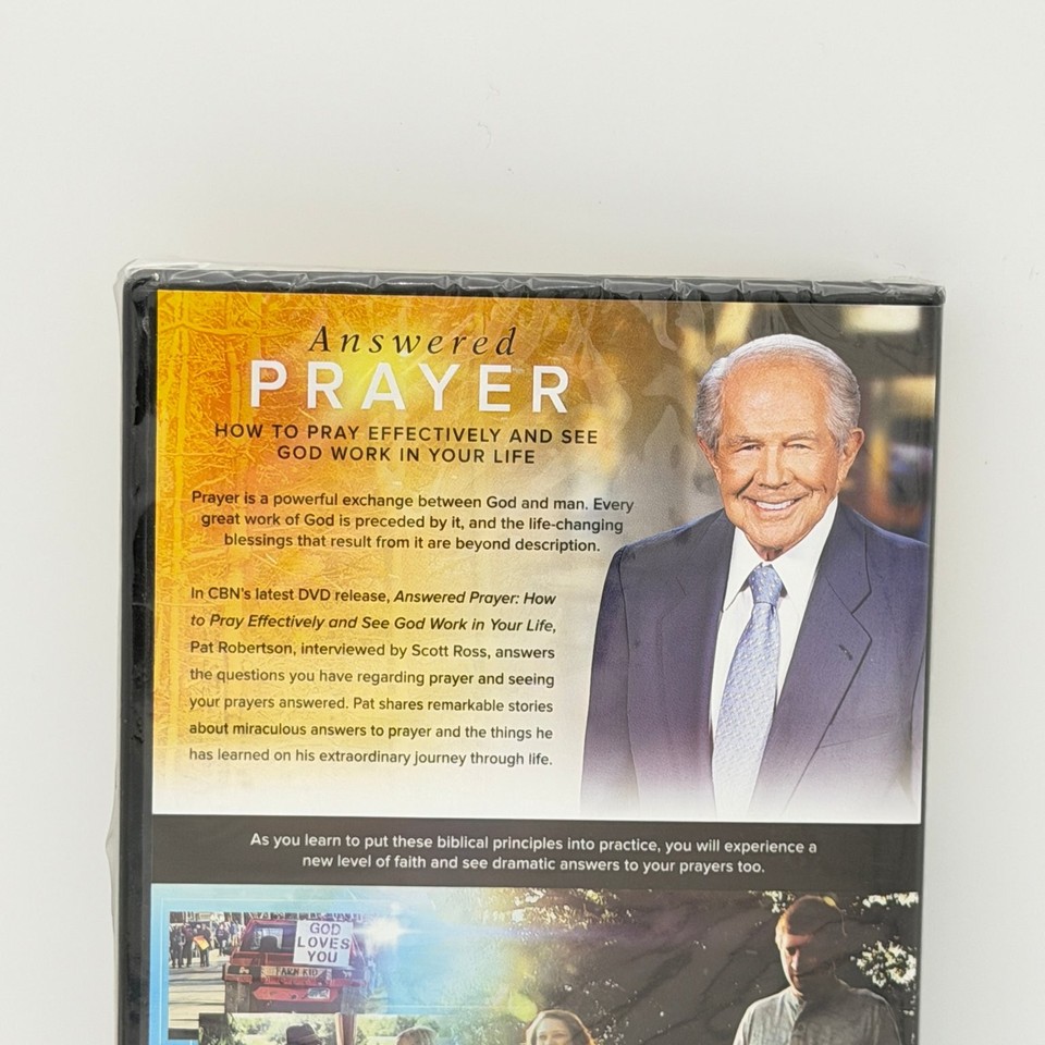 Answered Prayer DVD 2017 Pat Robertson Scott Ross Christian Teaching ...