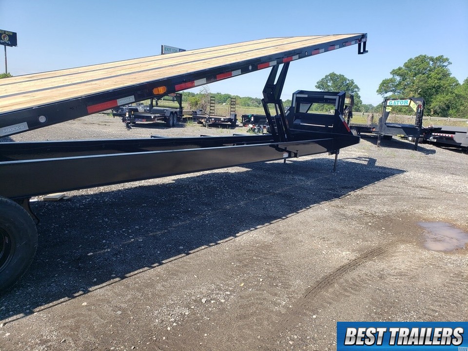 2024 MaxxD TDX trailer 40 ft deckover power tilt equipment gooseneck ...