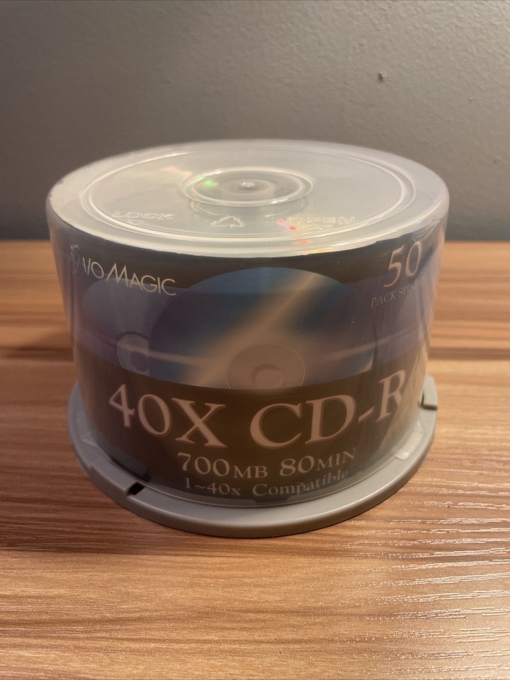 200 CD-R recordable Discs 80 min/700MB Multi Speed 48x Khypermedia 40x ...