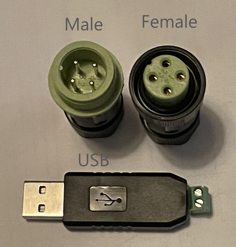 RS485 Stecker/Buchse für Solis /Exceedconn EC04681-2023-BF(EC04681-2014-BF) | eBay