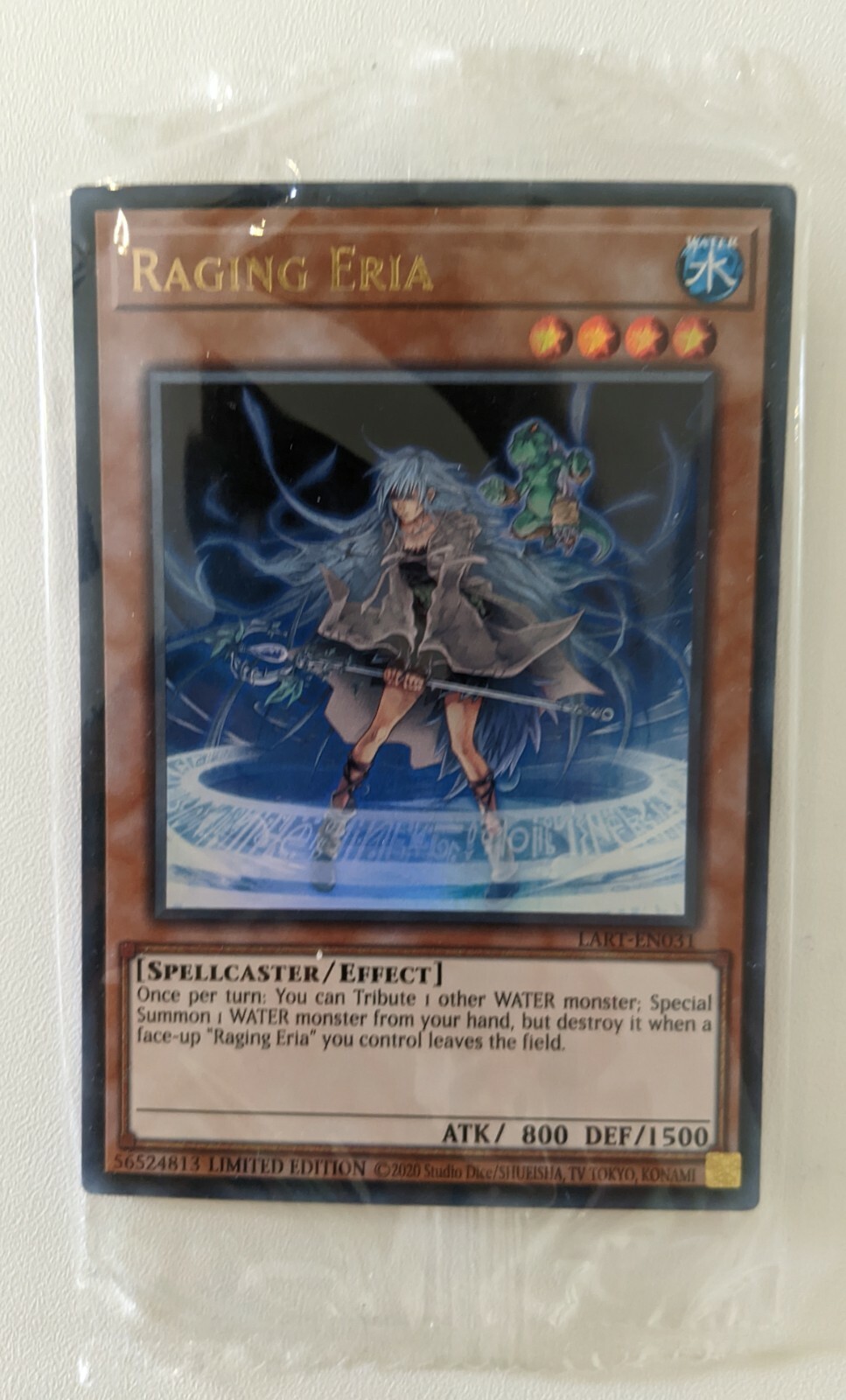 YuGiOh Raging Eria Ultra Rare LART-EN031 Sealed Lost Art Promo NM | eBay