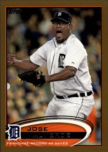 2012 (TIGERS) Topps Gold #491 Jose Valverde RB/2012 | eBay