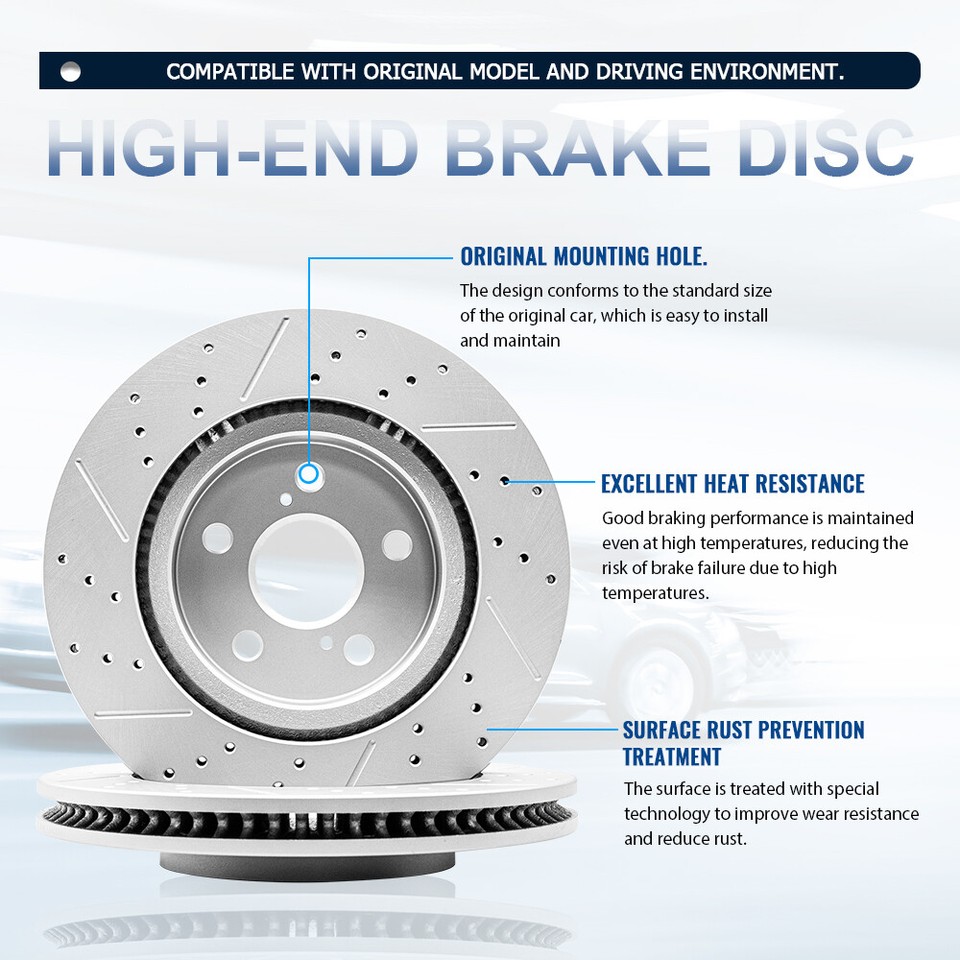 Front Rear Rotors & Brake Pads For Ford Explorer Sport Trac Mercury ...