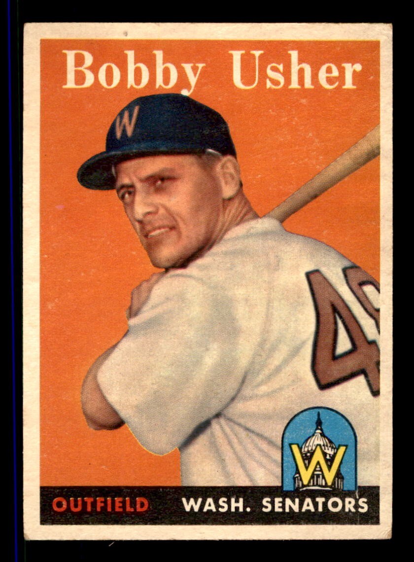 1958 Topps Baseball #124 Bobby Usher VG *e2 | eBay