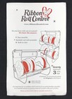 Ribbon Roll Contol Crafting Ribbon Storage System Stack Up to 3-Racks ...