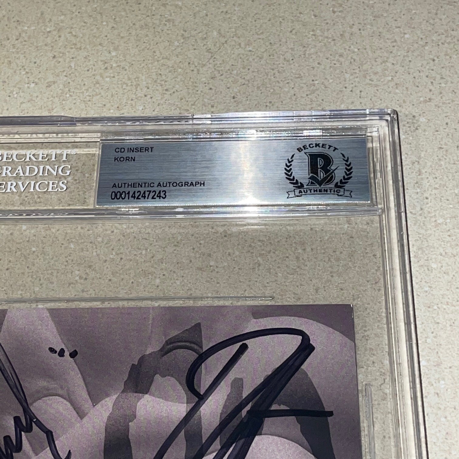 KORN BAND signed autographed REQUIEM CD BOOKLET BECKETT BAS SLAB ...