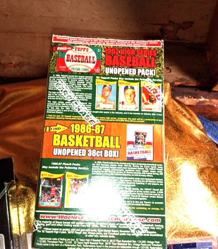 1952 Topps baseball pack possible new Worlds Greatest sealed box ,7 new ...