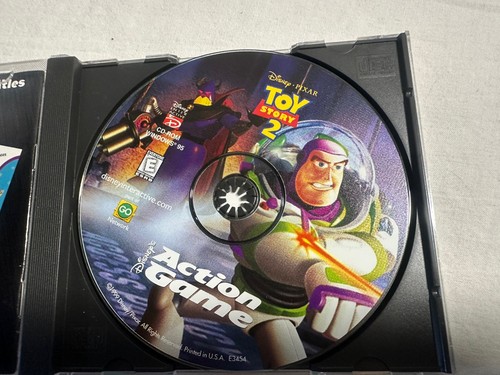 Disney Pixar Toy Story 2 Action Game PC CD- ROM 1999 Buzz Lightyear CIB ...