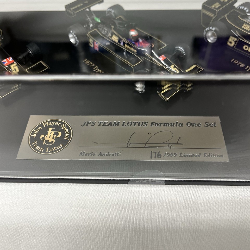 TSM Signature Series JPS Team Lotus Set Type 77 78 79 Mario Andretti ...