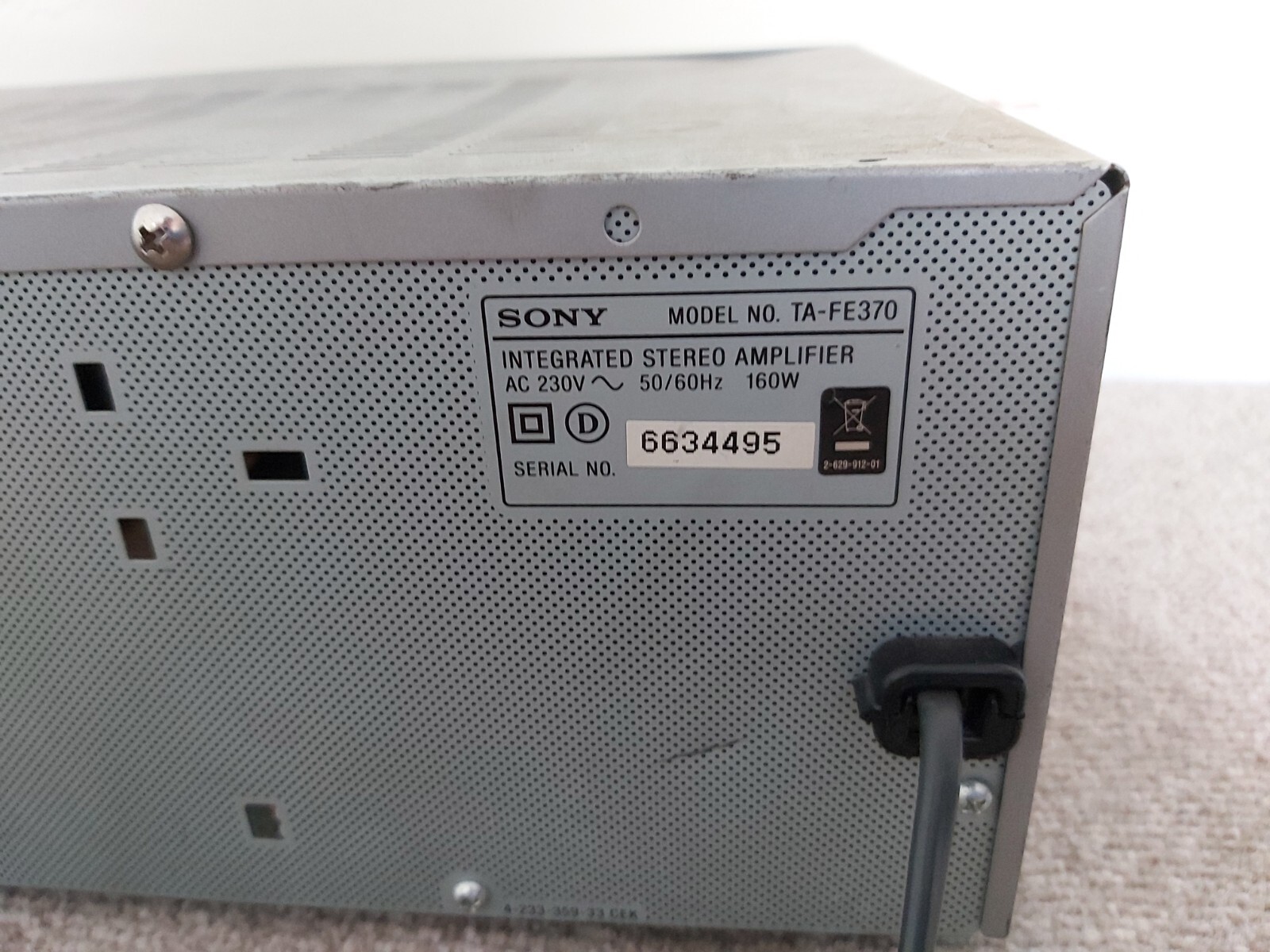 Sony TA FE- 370 Stereo Integrated Amplifier for sale online | eBay