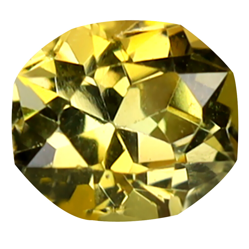 0.53 ct Romantic Oval Cut (5 x 5 mm) Tanzania Yellow Tanzanite Natural ...