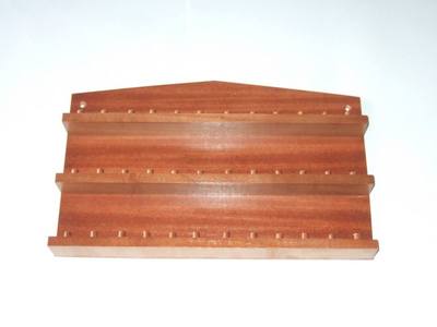 36pc Wooden Thimble Display Rack ( Mahogany )( huge range - see ...