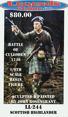 LL-244 Highlander, Battle of Culloden 1746, 1/9th (200mm) scale resin ...
