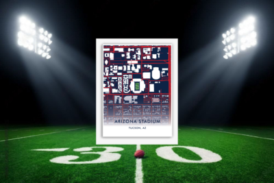 Arizona Football Stadium Map