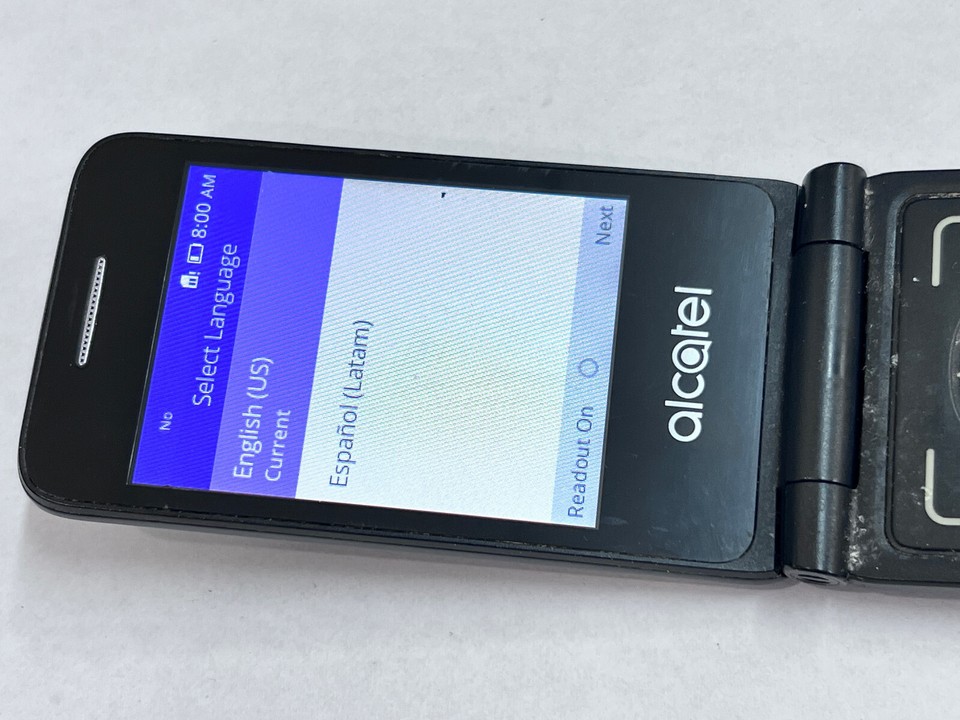 UNLOCKED Alcatel Go Flip 4044N 4G LTE VoLTE Flip Phone / T-Mobile Ultra ...