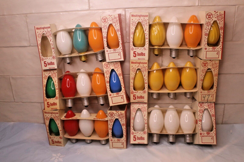 Vintage Westinghouse Christmas Bulbs D14 C-9 1/2 Lot | eBay