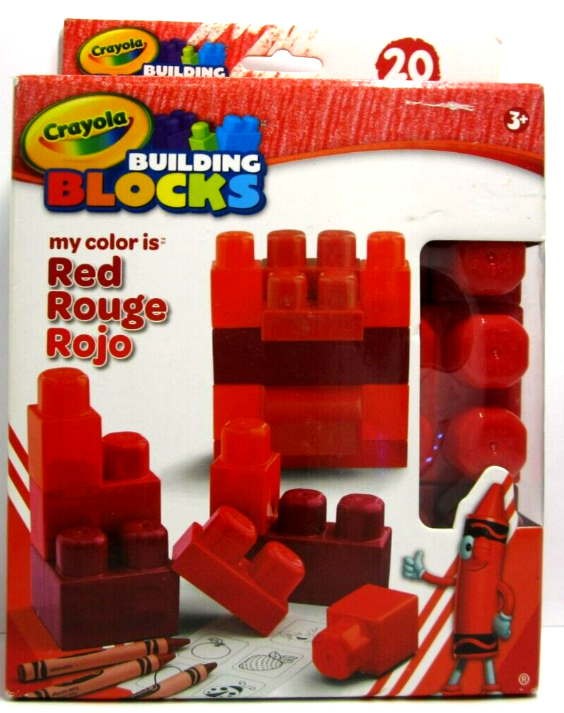 Crayola Building Blocks 38 PC Learn ABC 123 Fun Play Child Boy Girl 3 ...