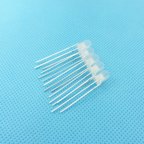50 PCS F5 5MM LED, Bi-Color Diffused Round LED, Common Anode, Plug-in ...