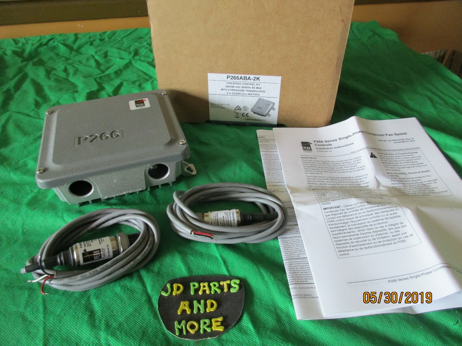 GENUINE JOHNSON CONTROLS P266 SERIES FAN SPEED CONTROL KIT P266ABA-2K ...