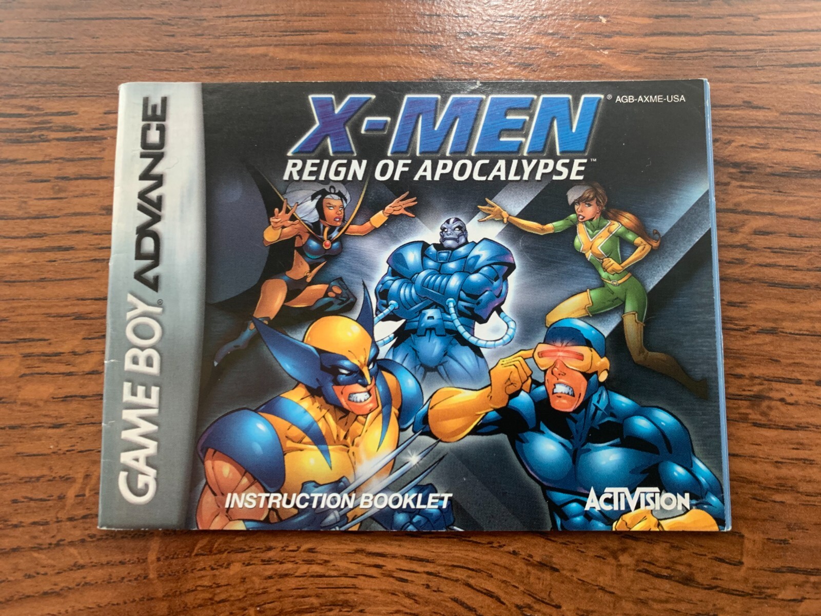 XMen Reign of Apocalypse X Men Nintendo Gameboy Advance Instruction ...