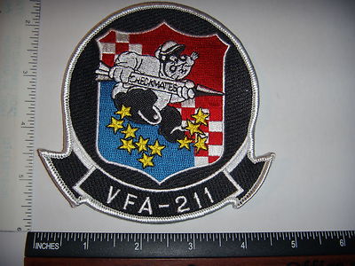 Military Patch US Navy RARE VFA-211 Hornet Squadron Large 4 1/2" | eBay