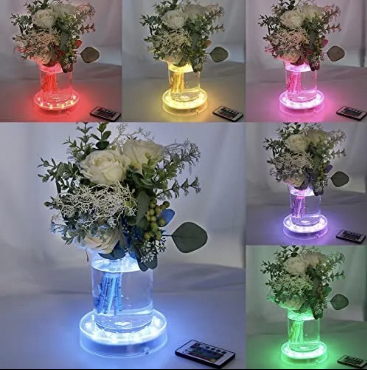 LARDUX LED Lights Base - 6 inch Round Lights Display Stand for Effiel ...