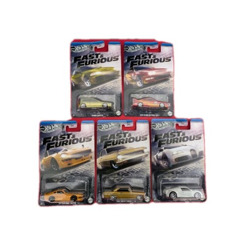 Hot Wheels New Fast And Furious Set Of 5 ( Silver Series ) | eBay