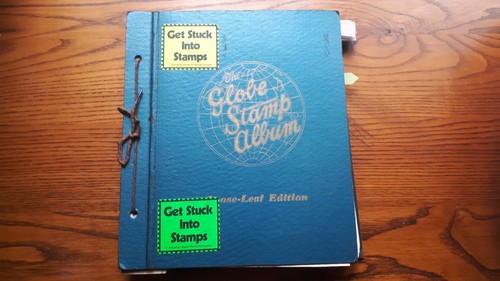 OLD GLOBE STAMP ALBUM : HUGE WORLD COLLECTION -2500 USED STAMPS. | eBay UK