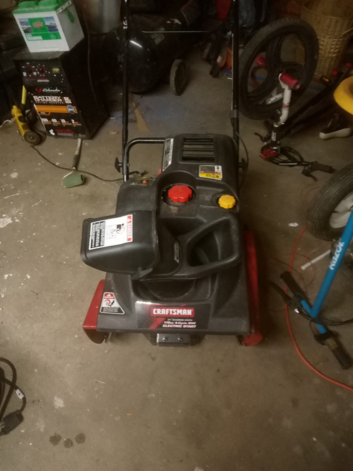 Craftsman electric start 179 cc 21 inch Snow Thrower | eBay