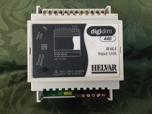HELVAR DIGIDIM 440 8 CHANNEL DALI SWITCH INPUT TRIGGER MODULE DIN MOUNTING | eBay UK