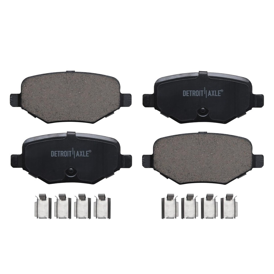 4pc Front Rear Ceramic Brake Pads Kit for Ford Explorer Taurus Flex ...