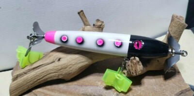 5 inch Custom Handmade wooded Chopper topwater lure( WONDER LURE) | eBay