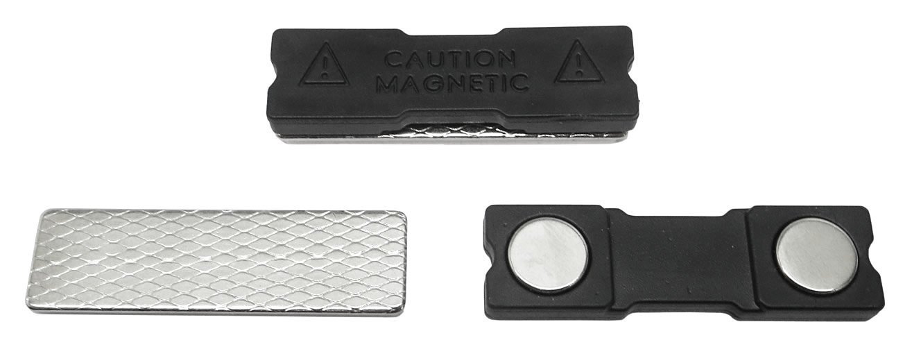 10 Set Magnetic ID Badge Attachment Name Tag Magnet Holder with ...