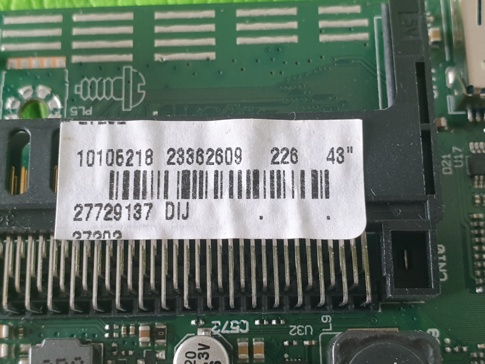 MAIN AV BOARD FOR JVC LT-43C862 LT43C862 43" TV 17MB120 23362609 SCREEN ...